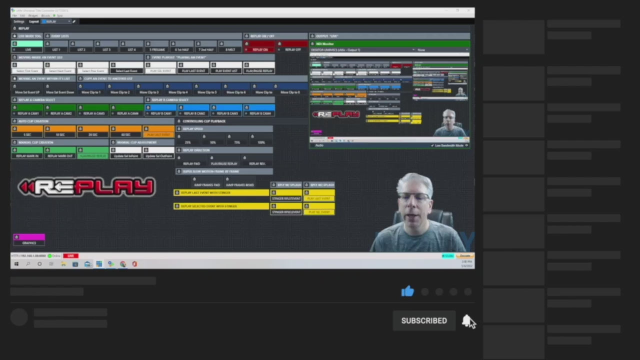 vMix UTC Replay Controller – One Mans Stream